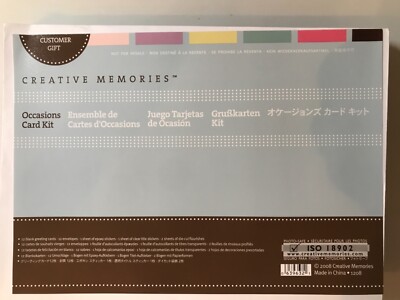 CREATIVE MEMORIES OCCASIONS CARD KIT (12) NIP | eBay