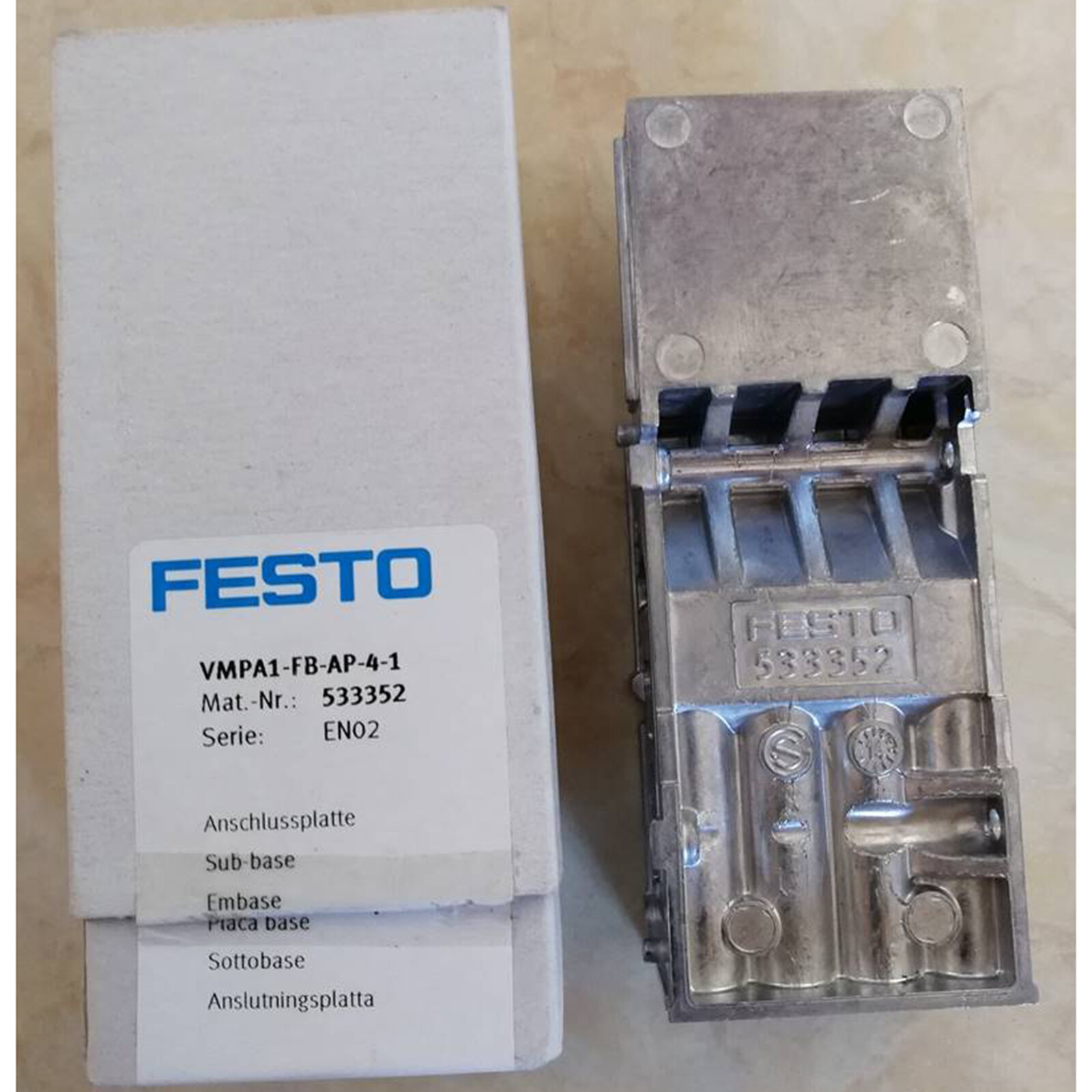 1pc new FESTO VMPA1-FB-AP-4-1 533352 Bottom plate base Free ship #YP1 ...