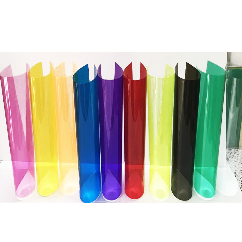 A4 Flexible PVC Plastic Sheets Transparent Gel DIY Craft Film Lighting ...