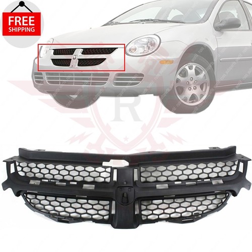 New Front Grille Assembly Textured Black Fits 2003-2005 Dodge Neon ...