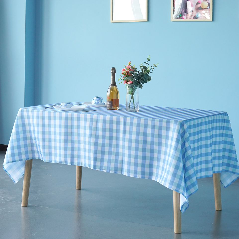 Printed Table Cover Cloth Polyester Fabric Dining Tablecloth Round ...