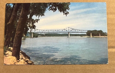 UNUSED POSTCARD - MORMON PIONEER MEMORIAL BRIDGE, BETWEEN NEBRASKA ...