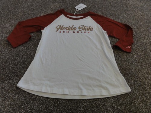 NEW LADIES SMALL FLORIDA STATE UNIVERSITY FSU SEMINOLES SHIRT BY LEAGUE ...