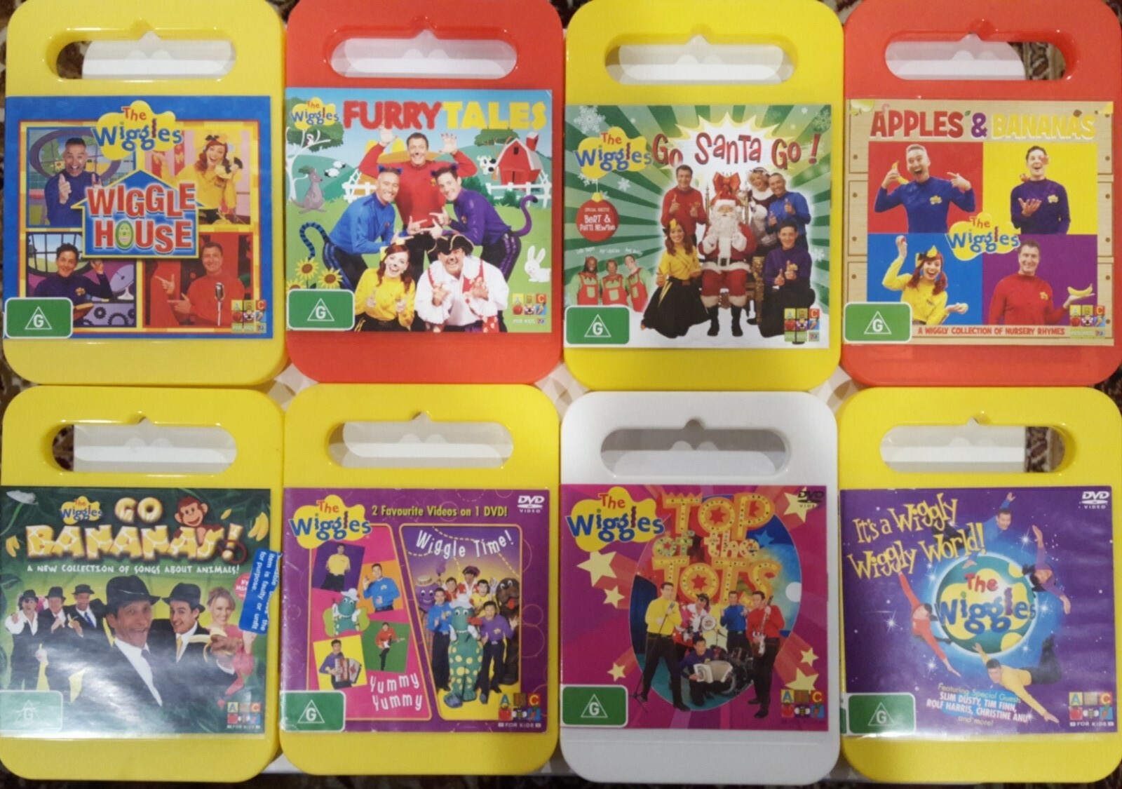 THE WIGGLES DVD AUSTRALIAN TV SHOW COLLECTION WIGGLY WIGGLY WORLD TOP ...