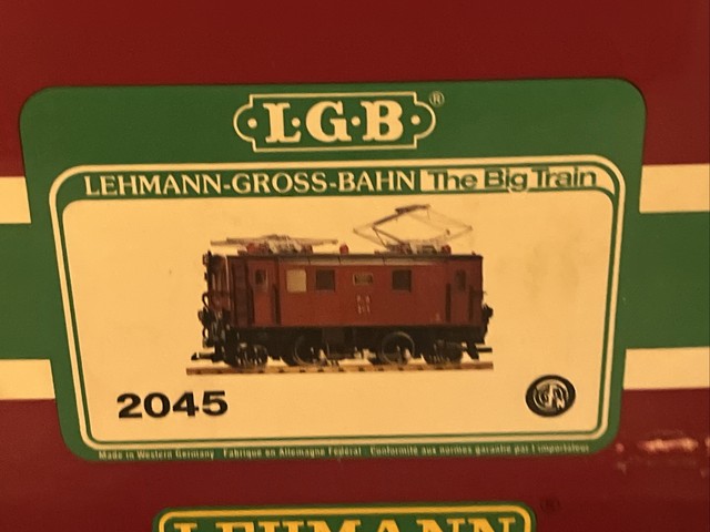 LGB 2045 G Scale Electric Locomotive for sale online | eBay