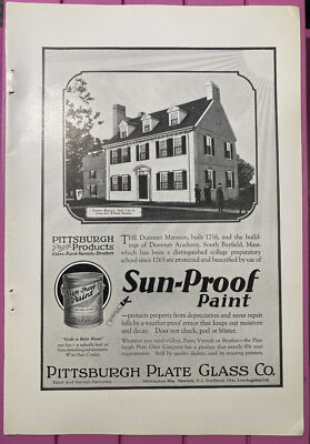 Pittsburgh Plate Glass Co. Advertisement Vintage 1926 Antique Paint ...
