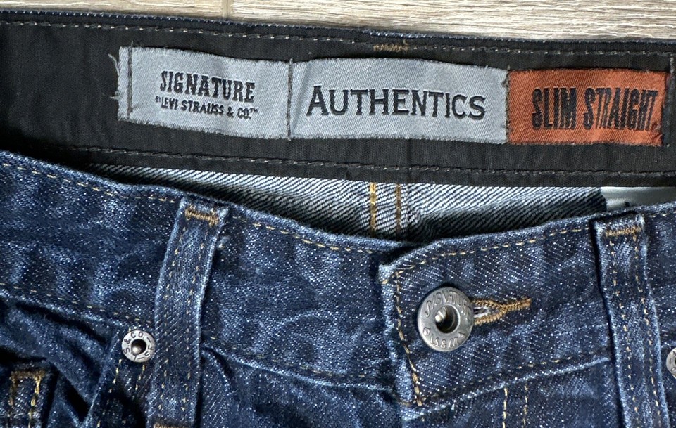 Authentics Signature by Levi Strauss & Co. Men Jeans Size W34 L30 Slim ...