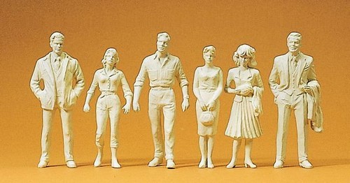 Preiser 45178 G Scale Unpainted Figures -- Passers-By | eBay