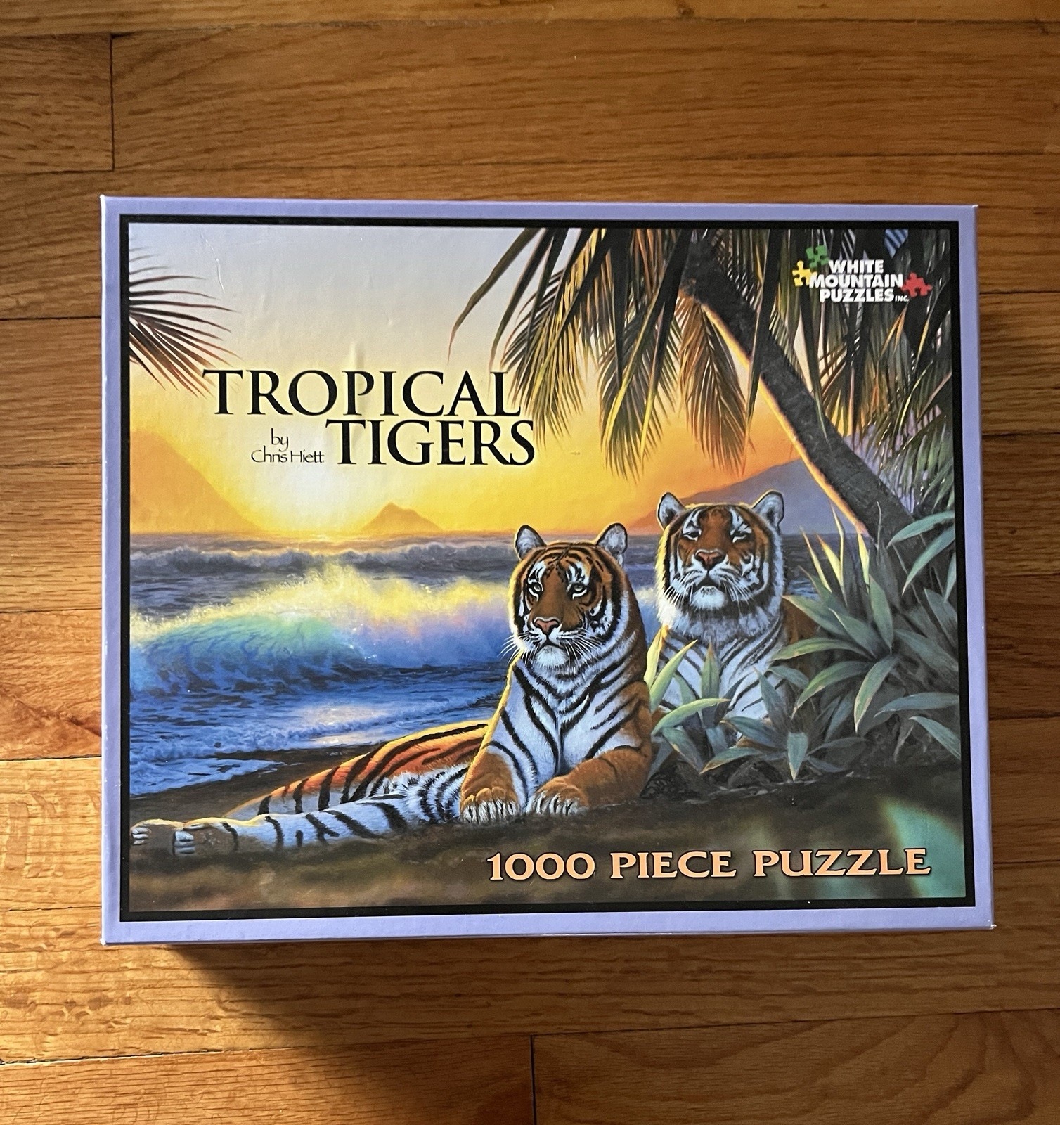 White Mountain Tropical Tigers 1,000 Pieces Puzzle RARE HTF 2007 ...