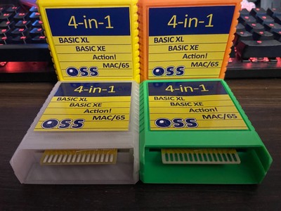 Cartridge OSS for Atari 8 Bit Computer 4-in-1 Programming Language Cart ...