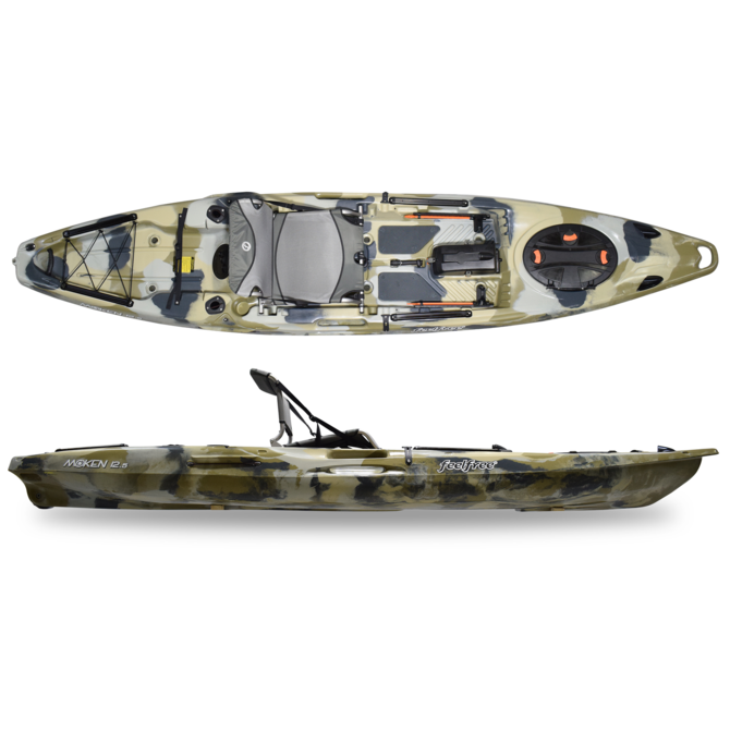 Moken 12.5 v2 Kayak Wave Blue or Fire Camo Local Pickup Chesapeake Bay ...