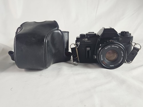 KS Super Sears SLR 35mm Camera W/ 50mm Auto Lens 1:2.0 Working Needs ...