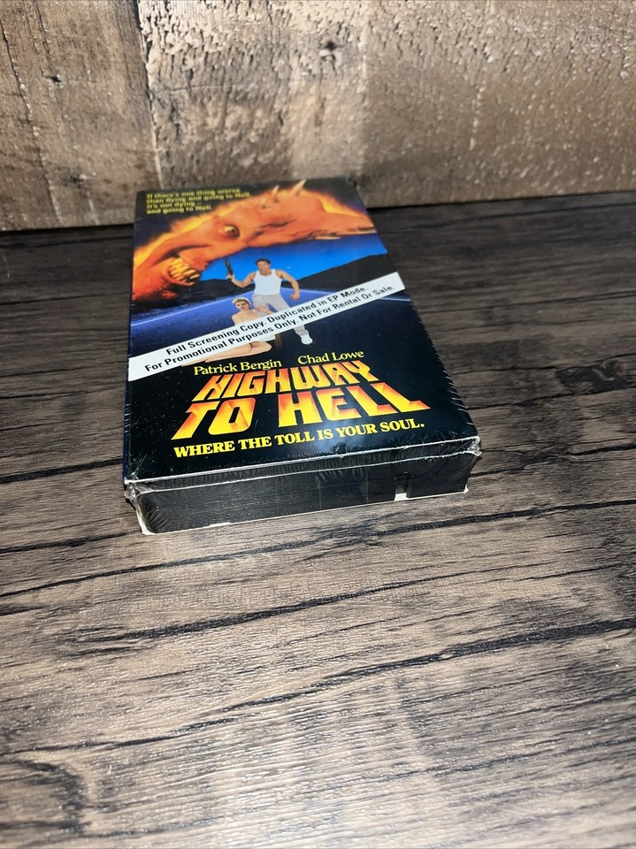 Rare Full Screening Copy Highway to Hell VHS Movie Tape Horror Sealed ...