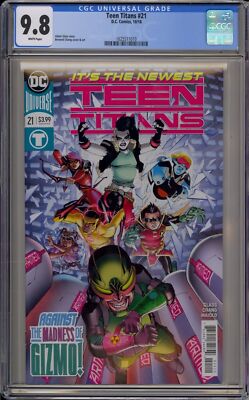 TEEN TITANS #21 - CGC 9.8 - ROBIN, KID FLASH & SPEEDY | eBay