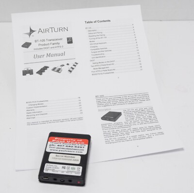 Airturn BT-105 Transceiver | eBay