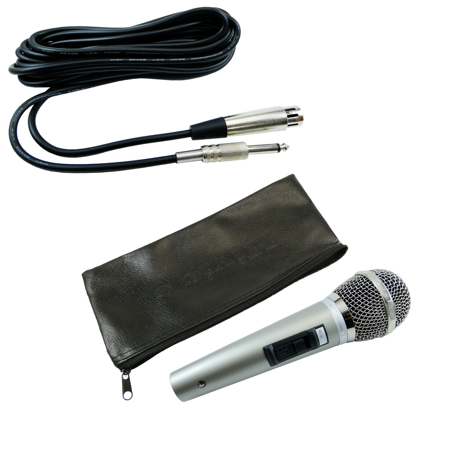 Mivic's Silver Dynamic Vocal Wired Professional Microphone | eBay