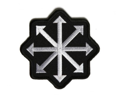 ARROWS OF CHAOS 3" iron on patch (5435) Chaos Cross Star (C40) | eBay
