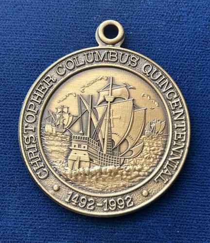 Vintage 1992 Christopher Columbus Quincentennial Medallion • #307/999 ...