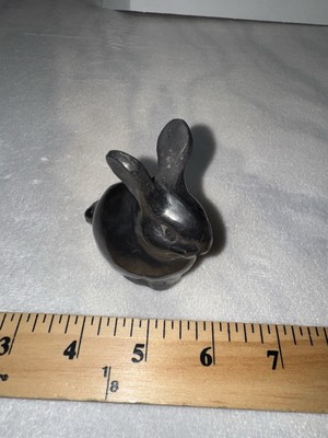 Vintage 1980’s Oaxacan Black Pottery Rabbit Figurine Whistle | eBay