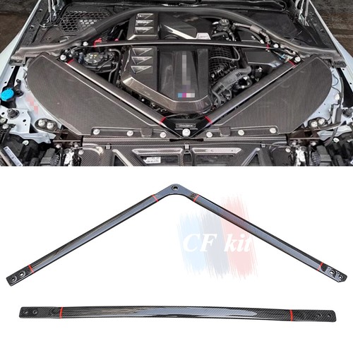 Dry Carbon Fiber Engine Strut Brace Tower Bar For 21-2023 BMW G80 M3 ...