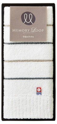 Japanese Imabari Memory Loop Face Towel Cotton 100% 75×33cm White Made ...