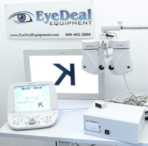 Topcon CV-5000s KB 50s Remote Topcon CC 100 Visual Acuity | eBay