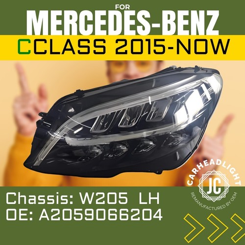 for Mercedes-Benz C Headlight, W205（2015-Now )，C180，C200，C250，C300，L ...