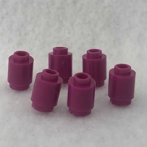 LEGO 3062b Magenta Brick, Round 1 x 1 Open Stud (x6) | eBay