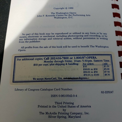 The Washington Cookbook Volume 1 1982 3rd Print Nancy Reagan Bess ...