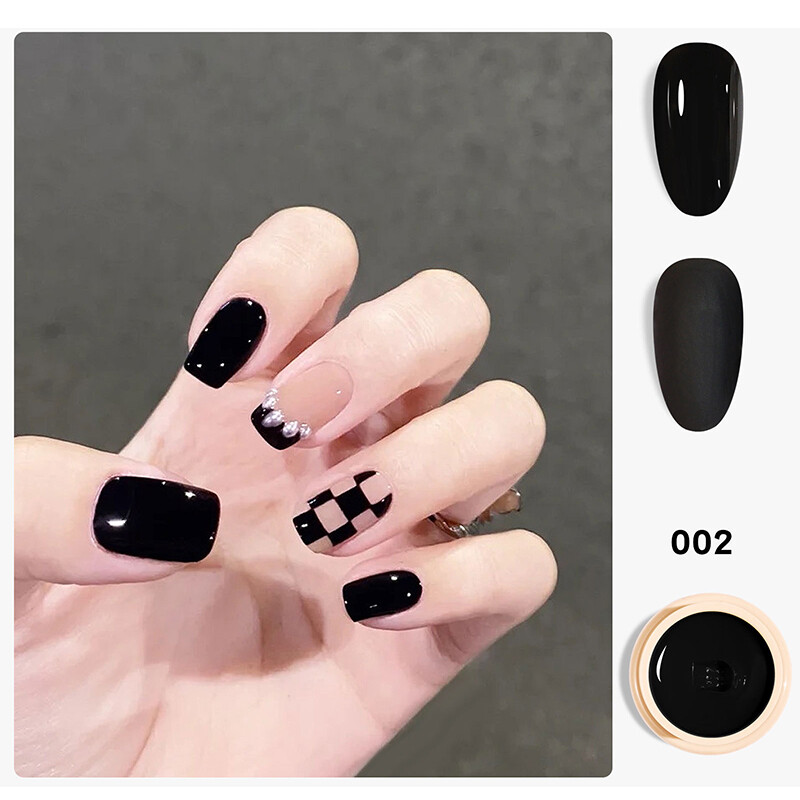 Nail Art Solid Pudding Cream Gel Polish Highly Pigmented UV Gel Solid ...