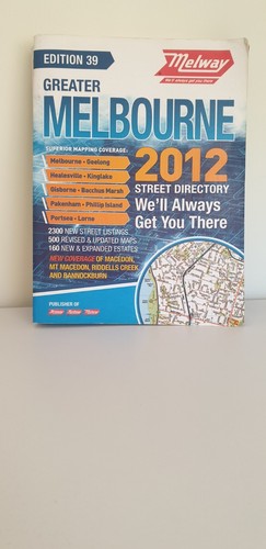 Melway - Greater Melbourne Street Directory Edition 39 2012 Paperback ...