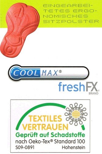 Crivit® Damen Fahrrad Hose Funktional LYCRA® Sport CoolMax®freshFX S M L | eBay