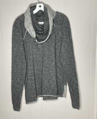 Free People Beach Cocoon Cowl Neck Pullover Gray One Body Knit Top ...