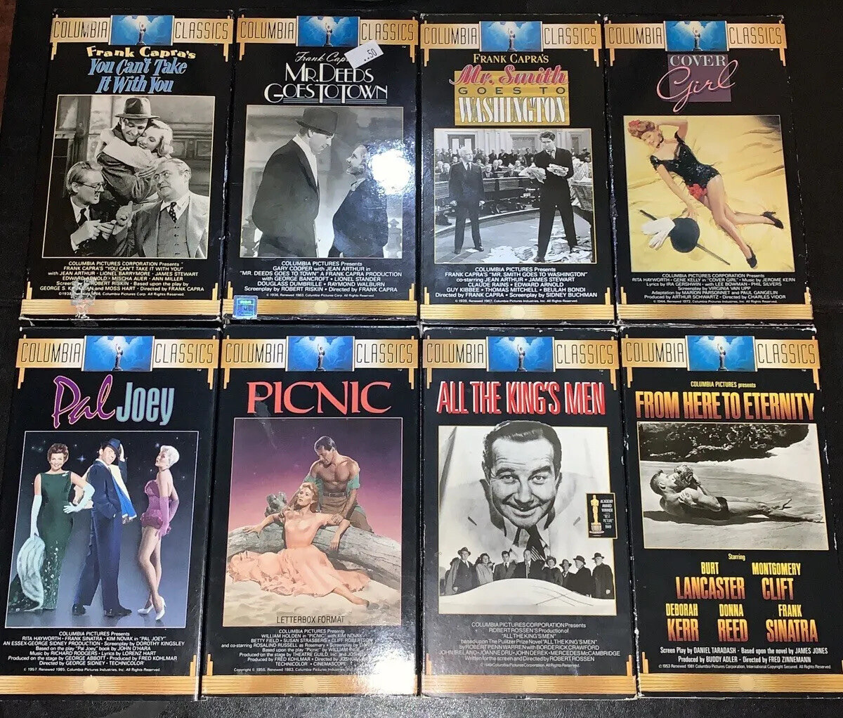 Columbia Classics VHS Lot Of 8 | eBay