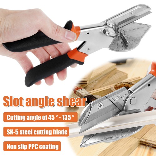 Miter Shears Adjustable 45-135° Sharp Trunking Shears Multi Angle Miter ...