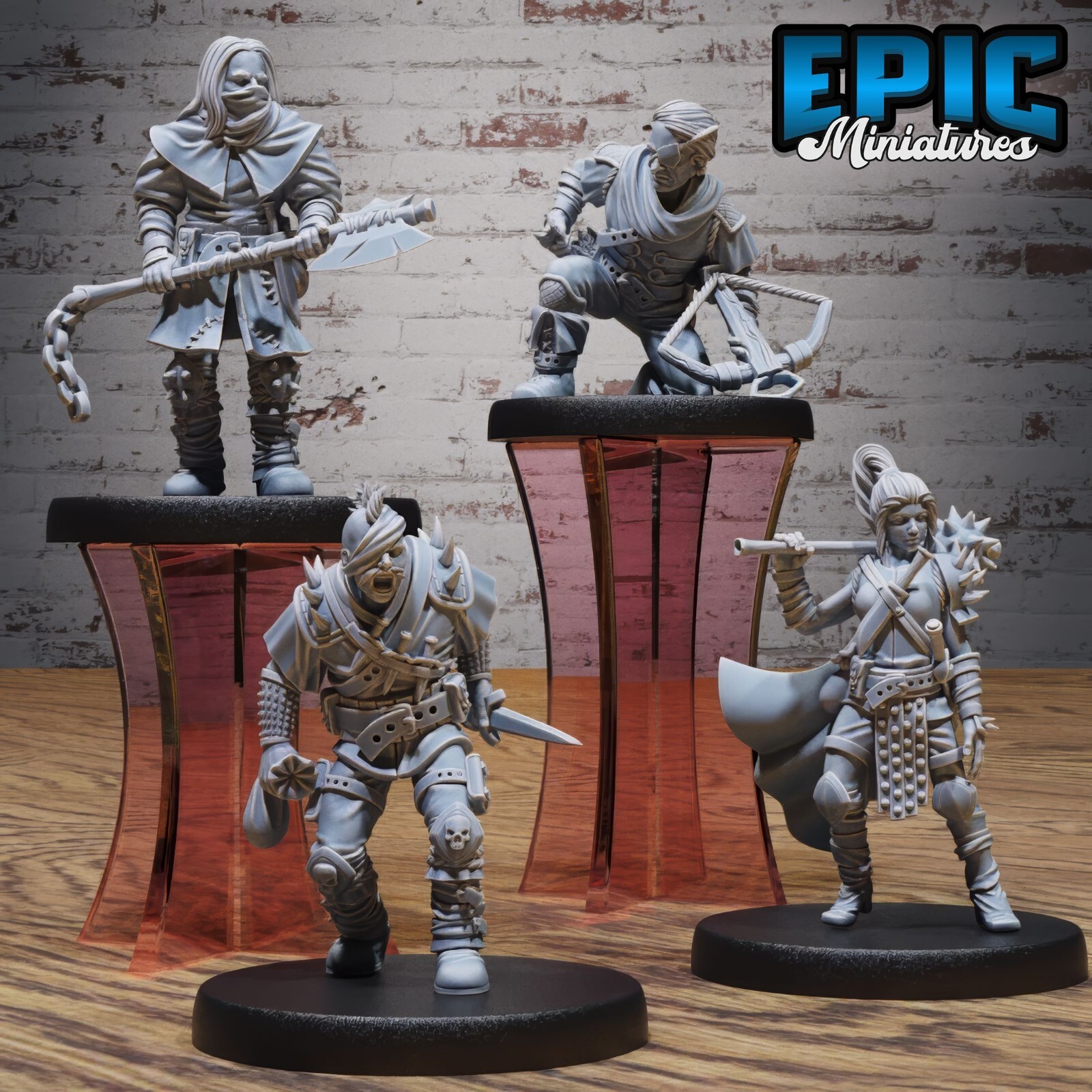 Epic Miniatures Human Bandit Set A Dungeons & Dragons DnD D&D Fantasy ...