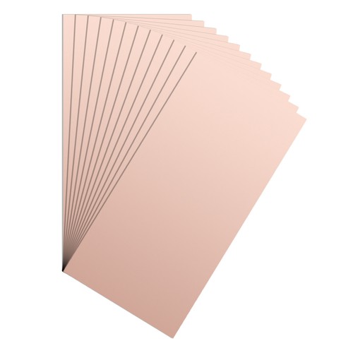 4x8 Inch Double Sided Copper Clad Laminate PCB, 12 Pcs 2mm Prototype ...