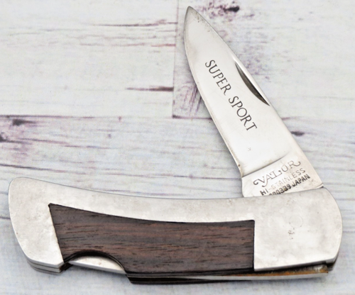Vintage 1970's to 80's VALOR JAPAN - Lockback Knife - 440 Stainless ...
