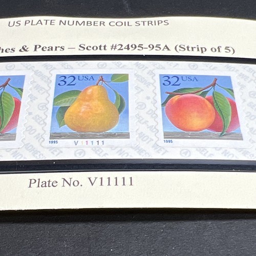 Scott#2495-95A- 32 cent Peaches&Pears PNC5 #V11111-MNH-US | eBay