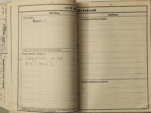 WW2 Germany. Military Record Book 1940. | eBay