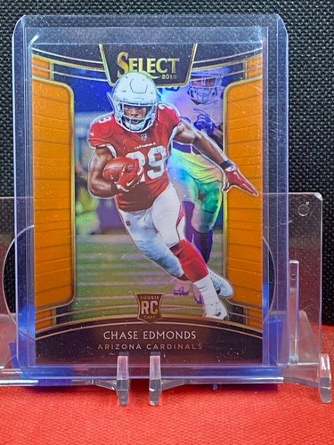 2018 Panini Select Concourse Orange Prizm Rookie #64 Chase Edmonds NDL ...