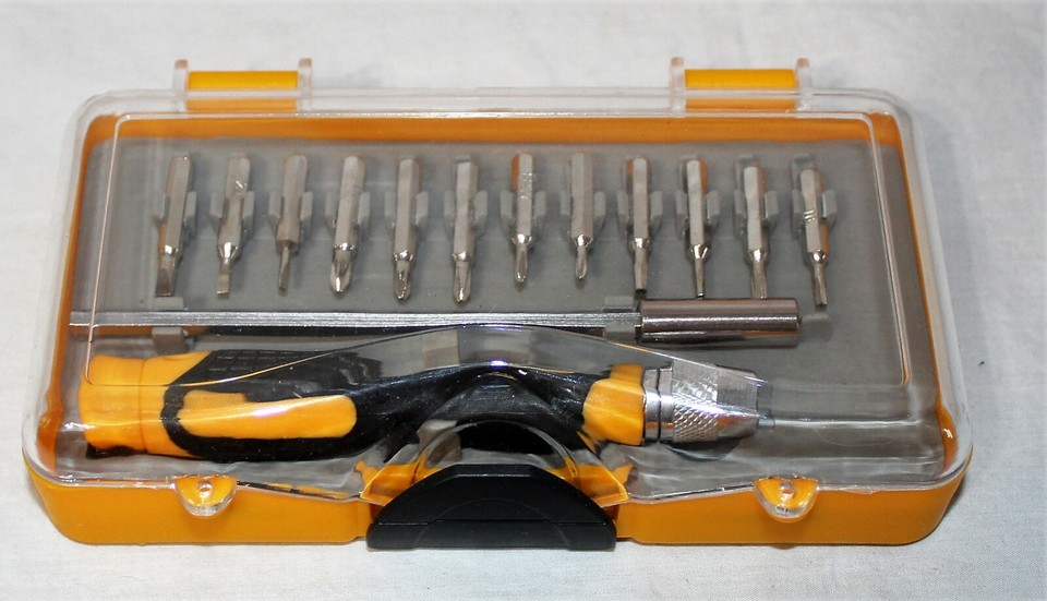 Micro screw drivers set 12 bits handle computer and cell phone Good ...