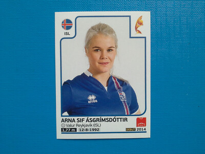 Panini UEFA Women's Euro 2017 n.205 Arna Sif Asgrimsdottir Iceland | eBay