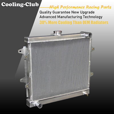 Fit 84-95 Toyota Pickup DLX SR5 L4 2.4L MT 3 Row Aluminum Radiator DPI ...