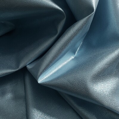 Blue Metallic Fabric