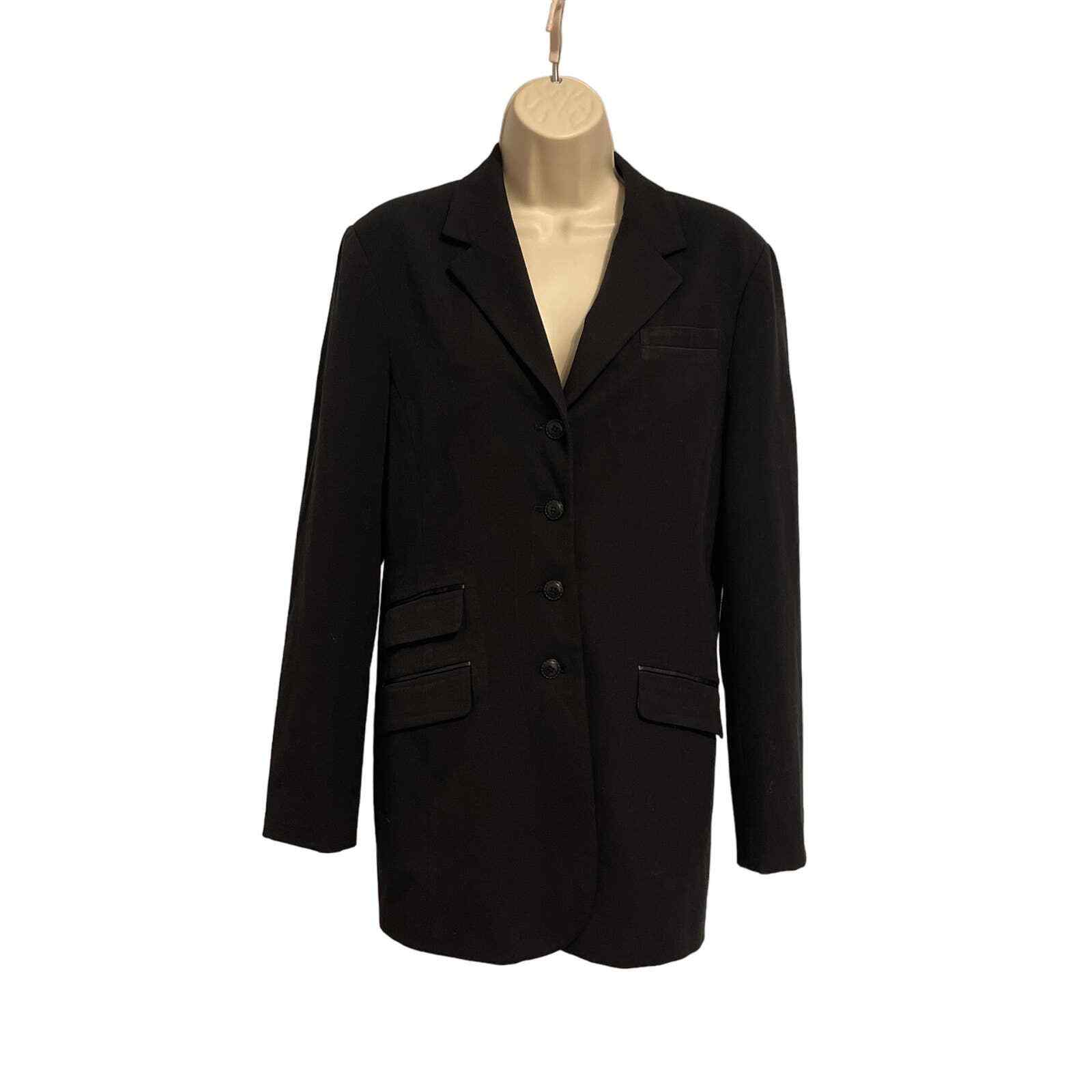 The Limited Black Stretch 4 Button Blazer Size Medium Pre-owned | eBay