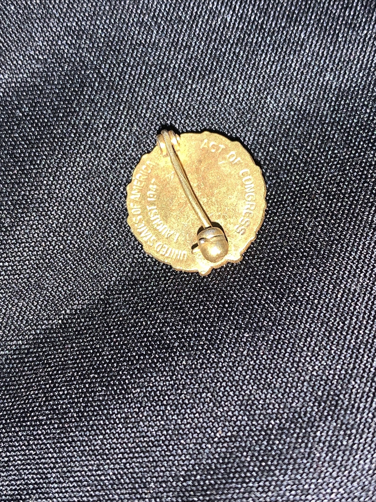 Vintage Gold Star Mother 1 August 1947 "Act of Congress" Pin | eBay