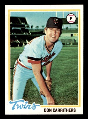 1978 Topps Baseball #113 Don Carrithers NM/MT *d13 | eBay