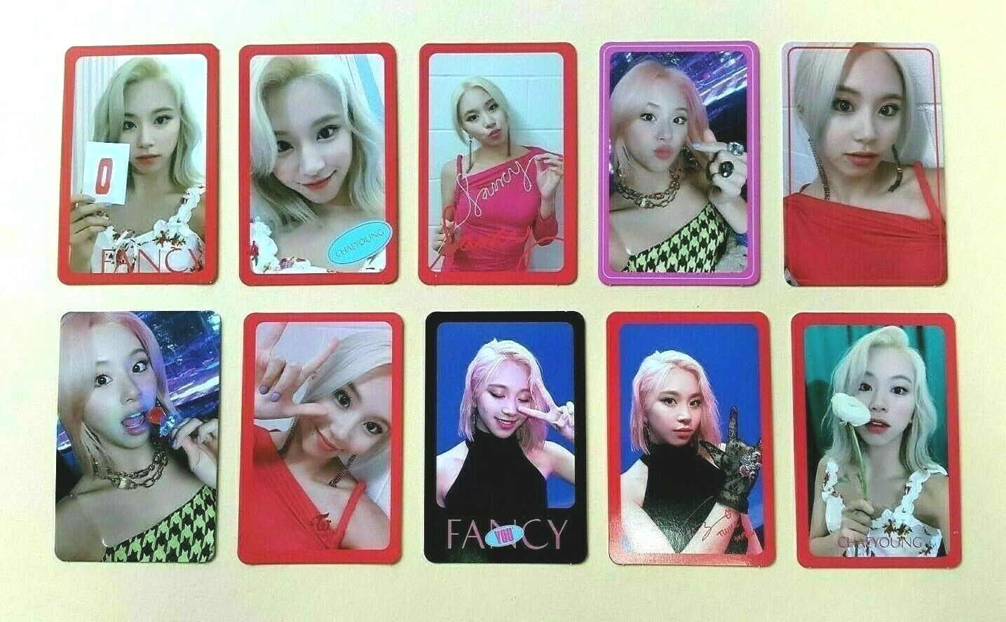 kpop Twice Fancy You 7th mini album OFFICIAL photocard - Chaeyoung ver. | eBay