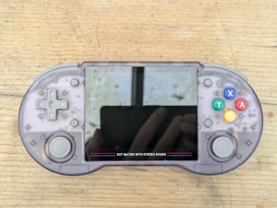Anbernic RG353PS Retro Gaming Console Purple Great Condition GBA,SNES ...